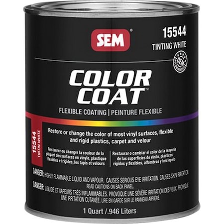 Sem COLOR COAT - Tinting White Quart 15544 | Zoro