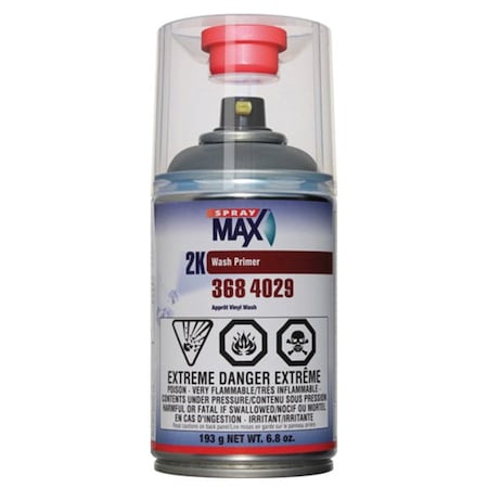 Spraymax, Peter Kwasny spray max 2k wash primer 250ml, Can 3684029 | Zoro