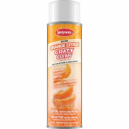 Sprayway Orange Citrus Crazy Clean, Can 985 | Zoro