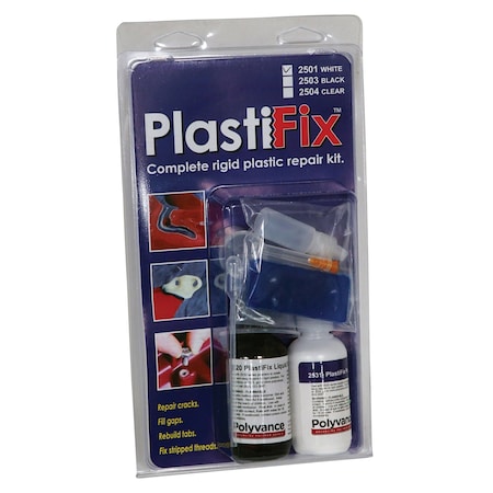 Polyvance PlastiFix Kit White 2501 | Zoro