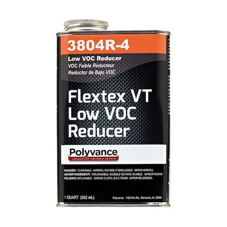 Polyvance Low-VOC Flextex VT Reducer, Quart Quart 3804R-4 | Zoro