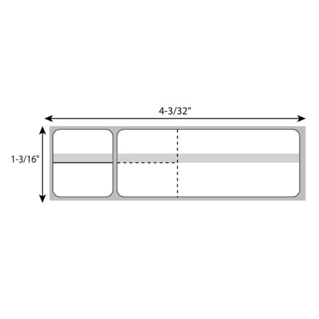 Nevs Misys / Sunquest - Multi Set Label (MSL) - Perf-Cut 1 3/16" x 4 3/ ...