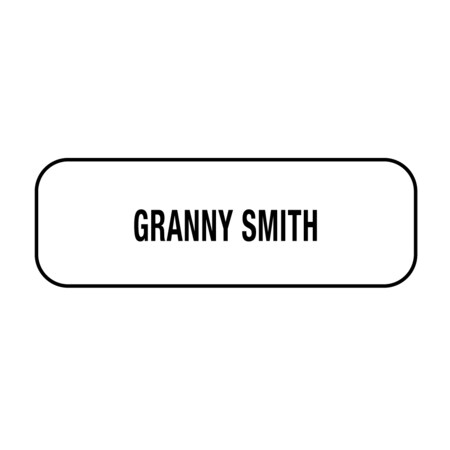 Nevs Granny Smith Label 1/2" x 1-1/2" DIET-605 | Zoro