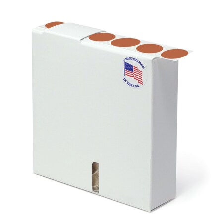 Nevs 3/4" Color Coding Dots Copper - Roll Form DOT-34RL Copper | Zoro