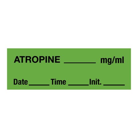 Nevs Atropine_mg/ml DTI 1/2 x 500 Green w/Black SANT-321 | Zoro