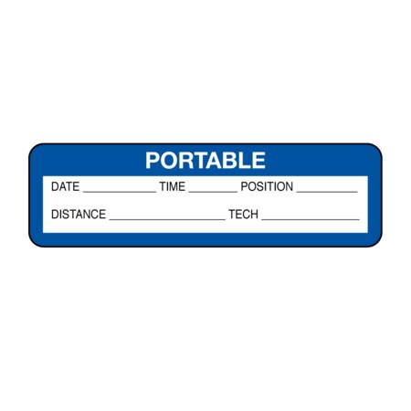 Nevs Portable Exam Labels - Date Time Position 7/8" x 3" X-7253 | Zoro