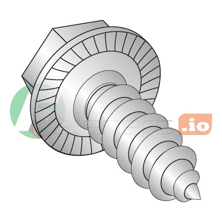 Newport Fasteners Sheet Metal Screw, #8 x 1/2 in, 18-8 Stainless Steel ...