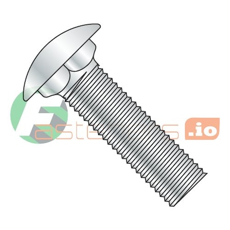 Newport Fasteners Carriage Bolt, Short Neck, 5/16"-18, 5/8 in L, Steel ...
