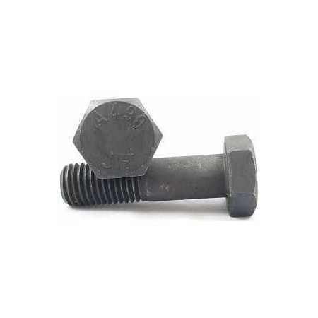 Newport Fasteners Grade A490, 1"-8 Structural Bolt, Plain Steel, 3 in L ...