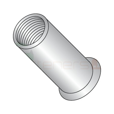 Newport Fasteners Rivet Nut, #8-32 Thread Size, 0.267 in Flange Dia., 0 ...