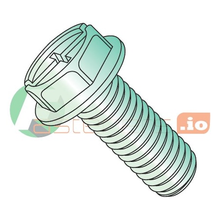 Newport Fasteners #8-32 x 1/4 in Combination Phillips/Slotted Hex ...