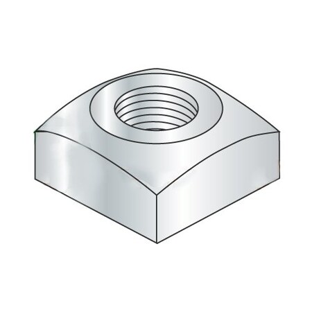 Newport Fasteners 1/4-20 Regular Square Nuts/Steel/Zinc , 2000PK 233494 ...