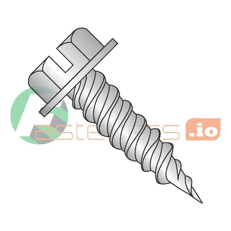 Newport Fasteners Sheet Metal Screw, #8 x 1/2 in, Plain 410 Stainless ...