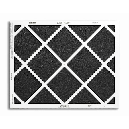 Castle Filters 20x25x1 Castle Super Flow MERV 6 HVAC One Year Air ...