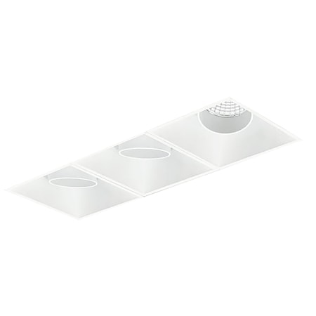 Nora Lighting MLS 3-Head Trimless Kit, 3000K, 1000lm, Haze Adj. Gimbal ...