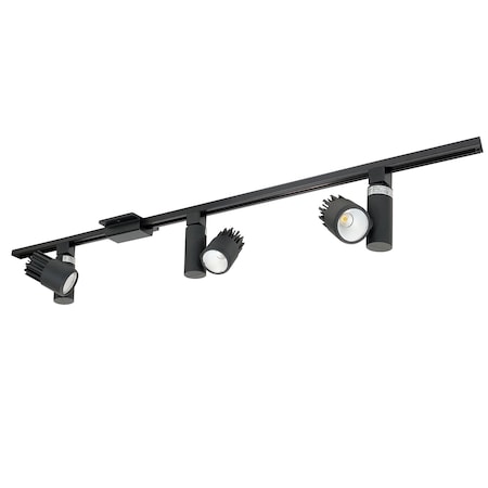 Nora Lighting 4-ft Track Pack (3) Aiden 1150lm LED 90+ CRI 4000K Track ...