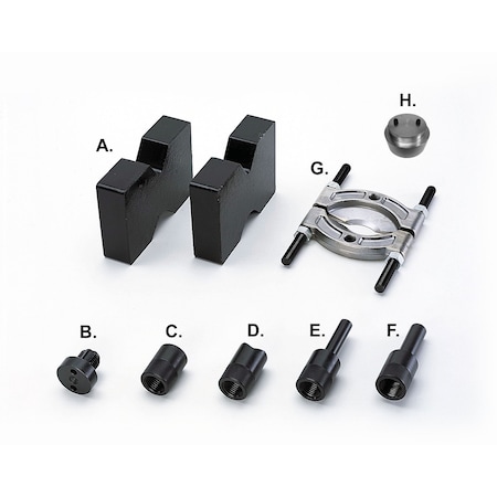 Norco Professional Lifting Equipment 50 Ton Shop Press Accessory Kit ...