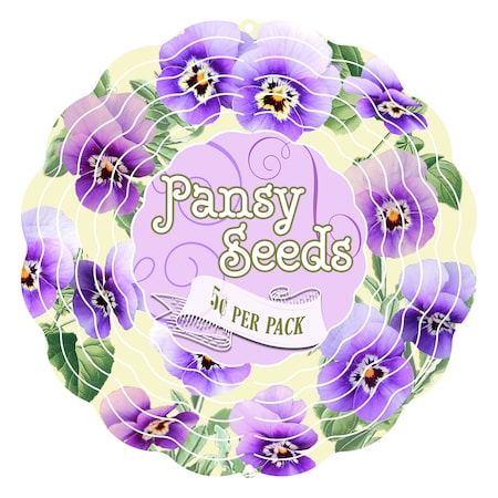 Next Innovations 10" Pansy Seeds Wind Spinner 101408001-PANSYSEEDS | Zoro