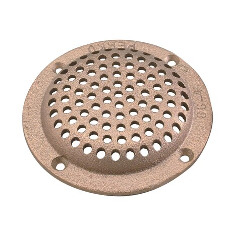 Perko Perko 0086DP2PLB Round Bronze Strainer - 3" 0086DP2PLB | Zoro