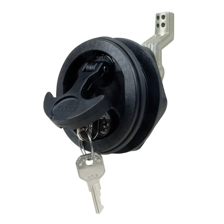 Perko 1091DP3BLK Locking Latch 1/8" 3/4" /Carpeted Surface Fits 2-1/2 ...