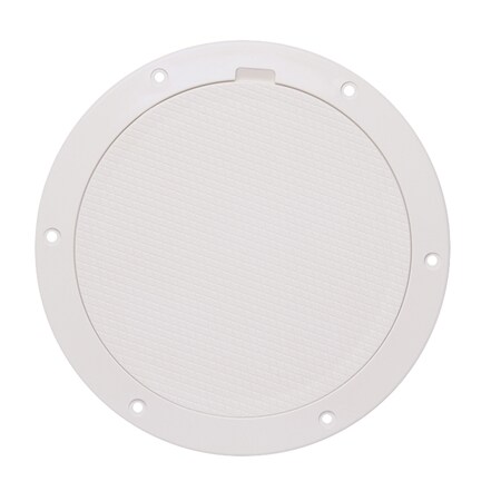 Beckson DP65-W Pry-Out Deck Plate - 6" with Diamond Center, White DP65 ...