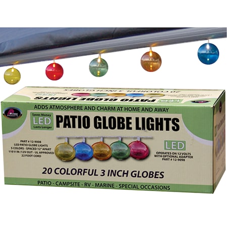 Prime Products Prime Products 12-9008 LED Patio Multi Color Globe ...