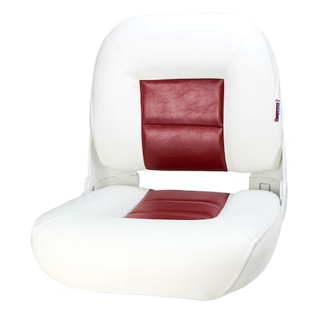 Tempress 60939 Navistyle Low-Back Boat Seat - White/Fire Engine Red ...