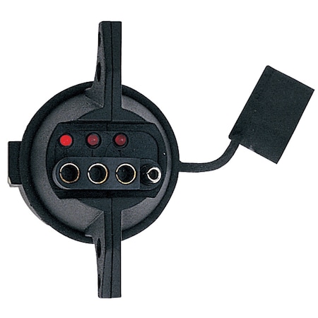 Hopkins Hopkins 47345 7-Way Round to 4-Way Flat LED Adapter 47345 | Zoro