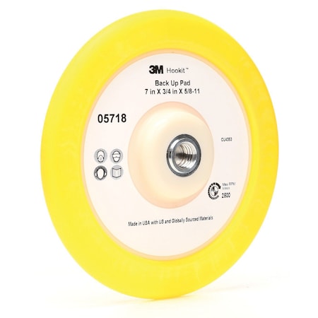 3M 3M 05718 Perfect-It Back-Up Pad - 7" 7000021277 | Zoro