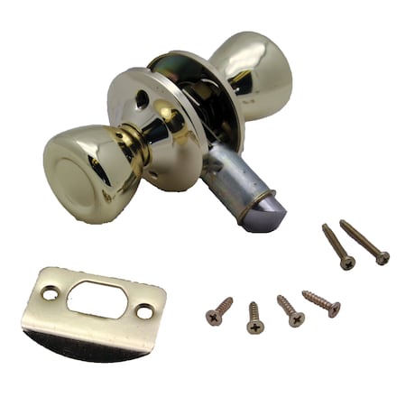 Ap Products AP Products 013-203 Passage Door Knob, Polished Brass 013 ...