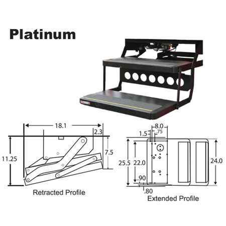 Lippert Lippert 372558 Kwikee Platinum Series Electric Double Tread ...