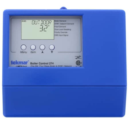 Tekmar Tekmar 274 Boiler Control - 1 tN4, 4 Stage Boiler and DHW ...