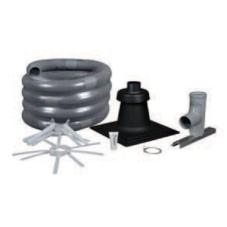 Centrotherm Centrotherm IFCK0450 InnoFlue Flex Chimney Kit - 4" D x 50 ...