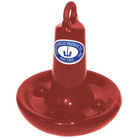 Greenfield 510-RD Vinyl Coated Mushroom Anchor - Red, 10 lb. 510-RD | Zoro