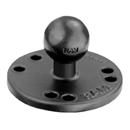 Ram Mounts RAM 1" Ball with PinLok Base RAM-B-202 | Zoro