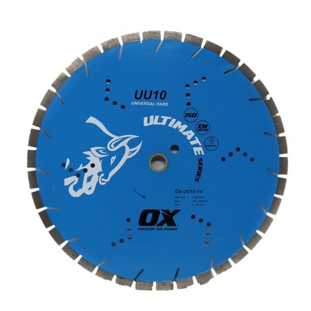 Ox Tools Ultimate Universal / Hard 9" Diamond Blade - 7/8 - 5/8 Bore OX ...
