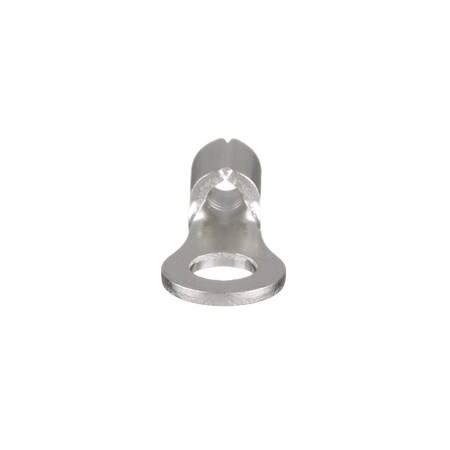 Panduit Ring Terminal, #10 Stud Size, 12 AWG, 2,000 V, Bare Insulated ...