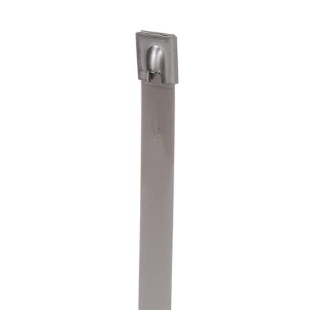 Panduit Cable Tie, 36 in L, 10 in Max Bundle Dia., Silver, 316 ...