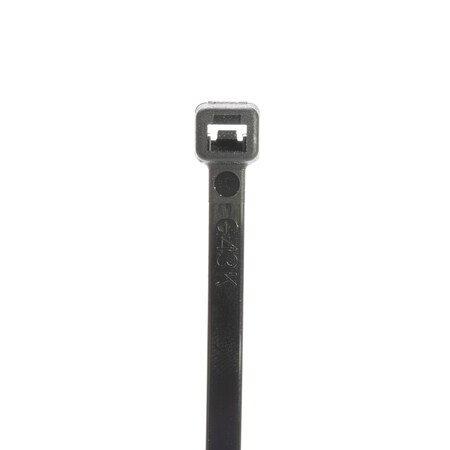 Panduit Cable Tie, 5-1/2 in L, 1.3 in Max Bundle Dia., Black, Nylon 6/6 ...