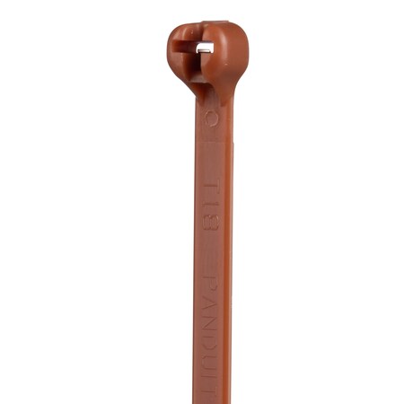 Panduit Cable Tie, 6 in L, 1-1/2 in Max Bundle Dia., Brown, Nylon 6/6 ...
