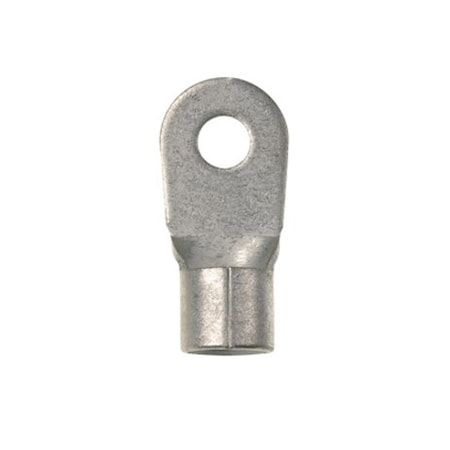 Panduit Ring Terminal, 1/2 in Stud Size, 6 AWG, 2,000 V, Bare Insulated ...