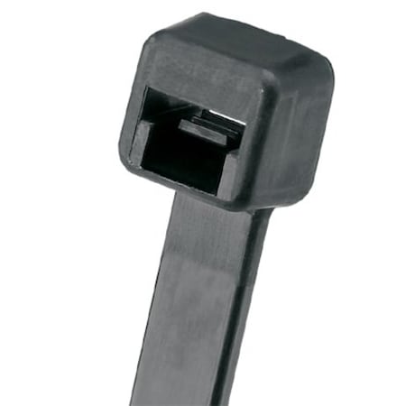 Panduit Cable Tie, 12 in L, 3 in Max Bundle Dia., Black, Nylon 6/6, 40 ...
