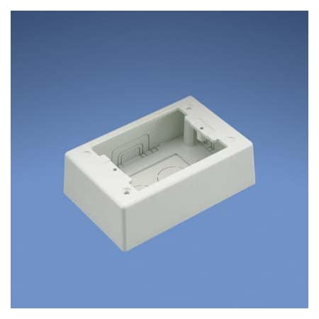 Panduit Single Gang Power Rated 2-Piece Outlet B JBP1EI | Zoro