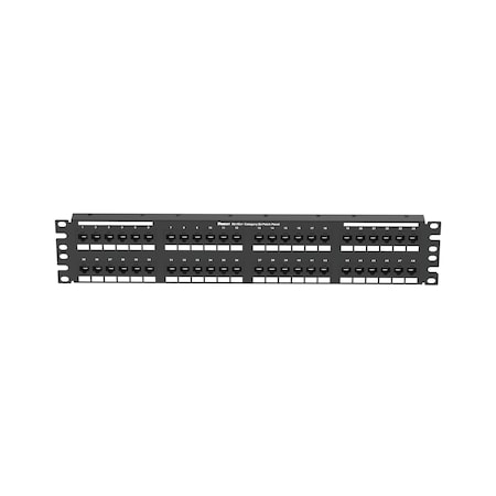 Panduit Punchdown Patch Panel, Cat 6A, Flat, NK6XPPG48Y | Zoro