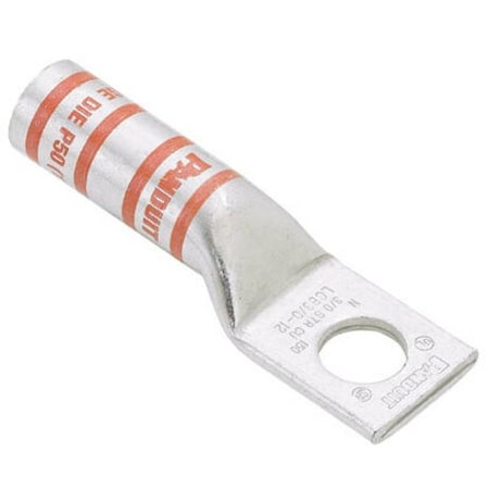 Panduit One-Hole Compression Lug, 1/0 AWG Max, Long Barrel, Copper ...