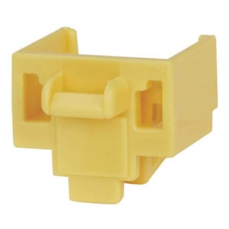 Panduit Jack Module Block-Out Device, 100 Block- PSL-DCJB-YL-C | Zoro