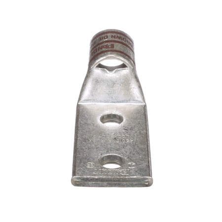 Panduit Copper Compression Lug, 2 Hole, 45 Degree Bend0 Kcmi LCDX450-12 ...