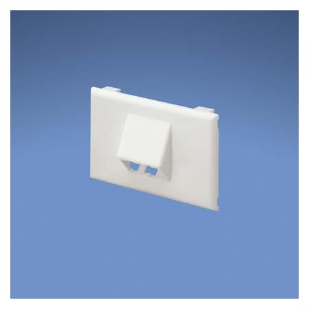 Panduit Snap-On Horizontal Sloped Communication T70FH2WH | Zoro