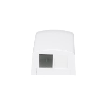 Panduit 2-Port Surface Mount Box, White NK2BXWH-A | Zoro