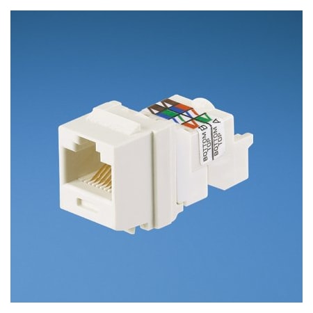 Panduit Cat 6 Utp Jack Module, Tp Style, Inte (10 Pack), 10PK NK6TMIG ...